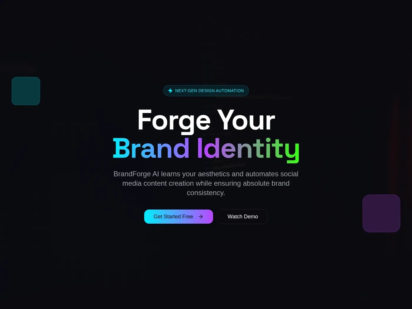 BrandForge AI Platform