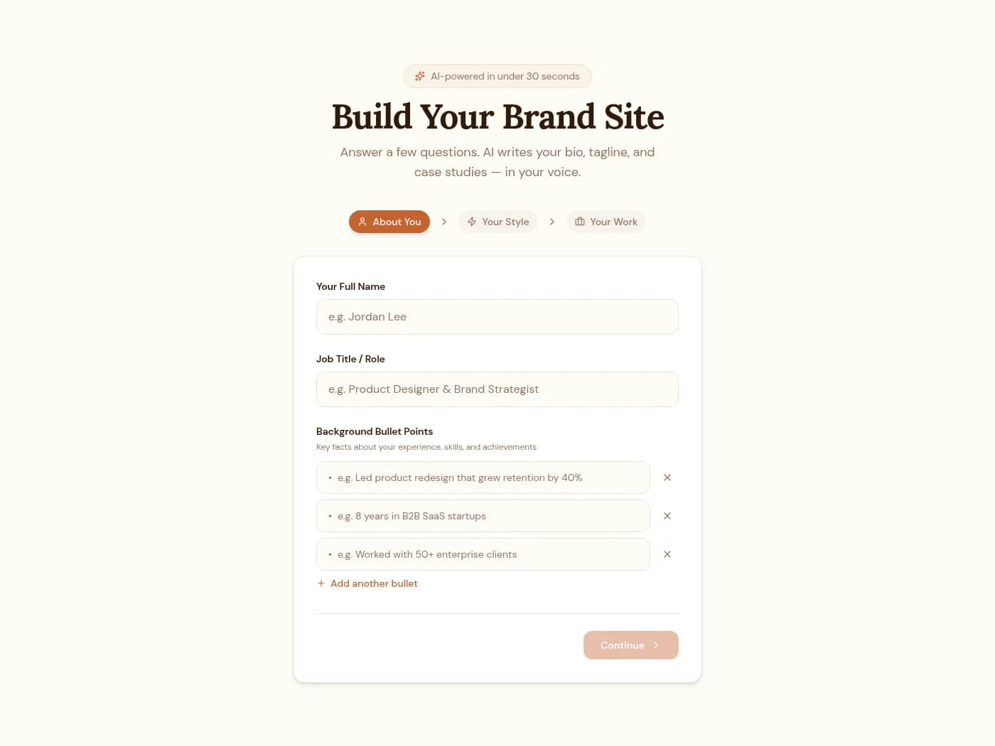 BrandMe AI Generator