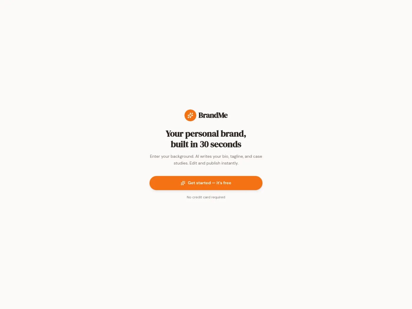 BrandMe Generator