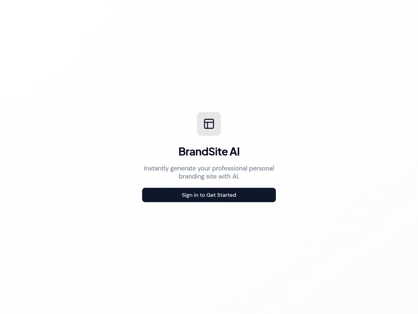 BrandSite AI Generator