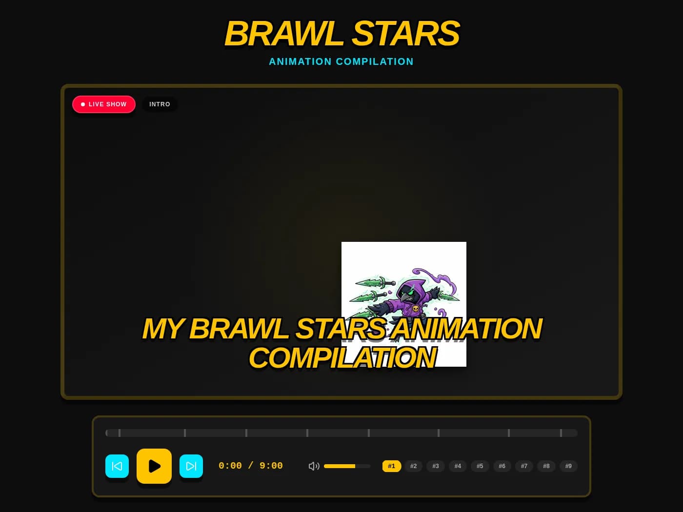 Brawl Stars Animation Showcase