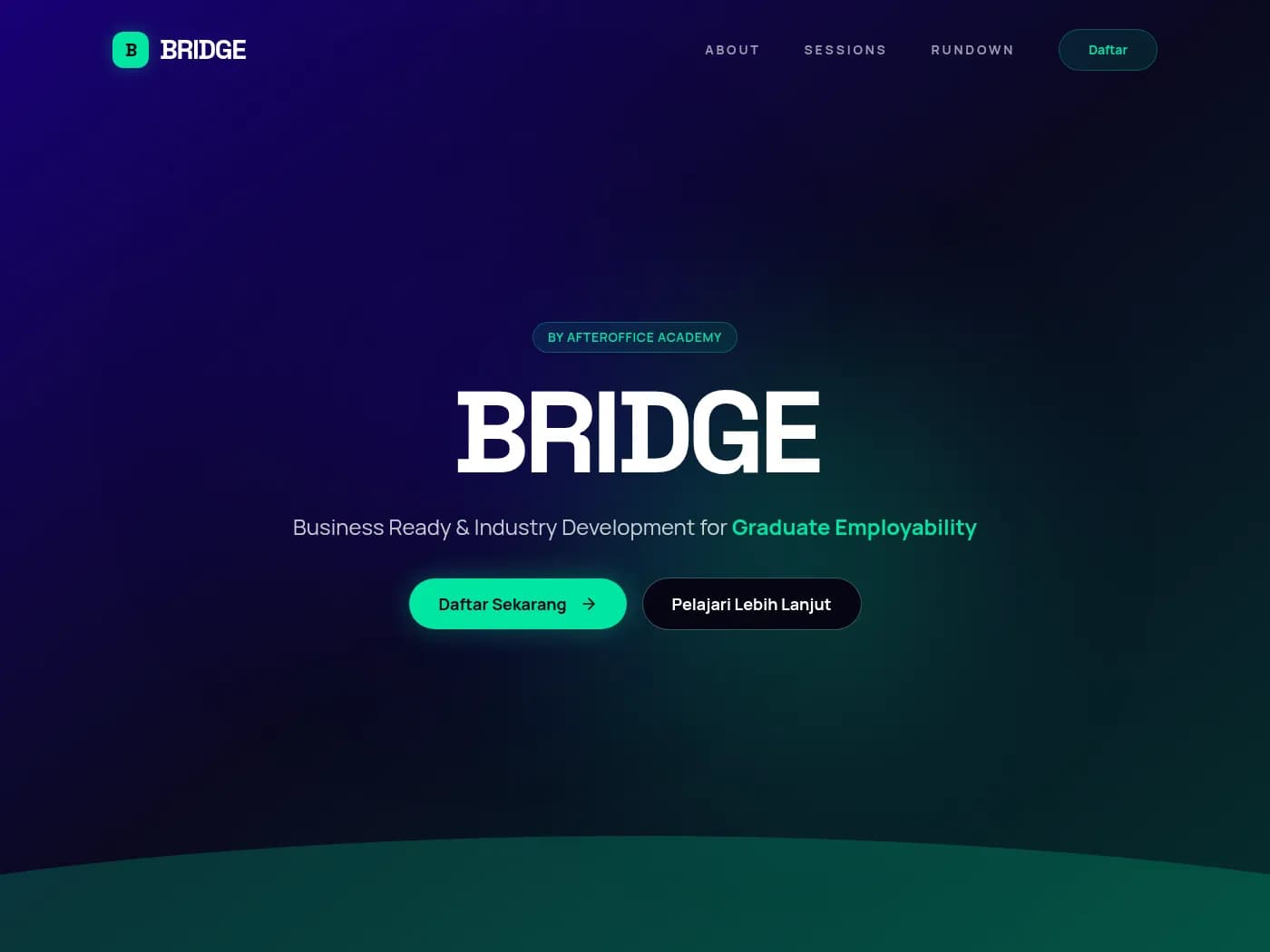 BRIDGE Event Landing Page