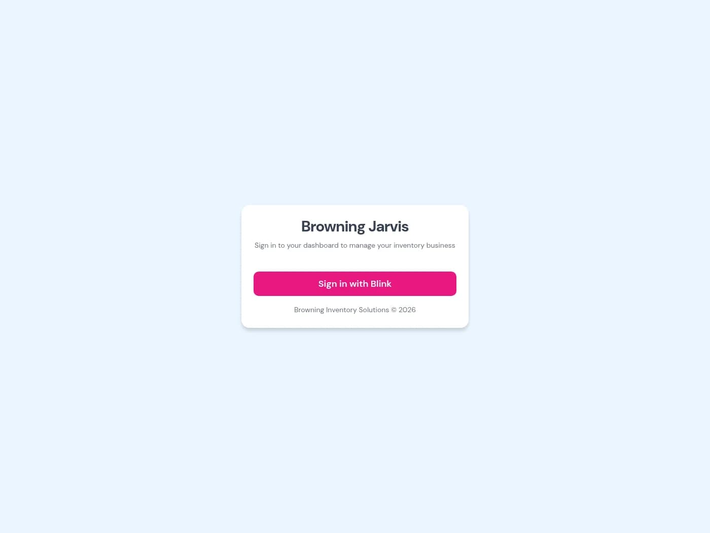 Browning Jarvis Dashboard