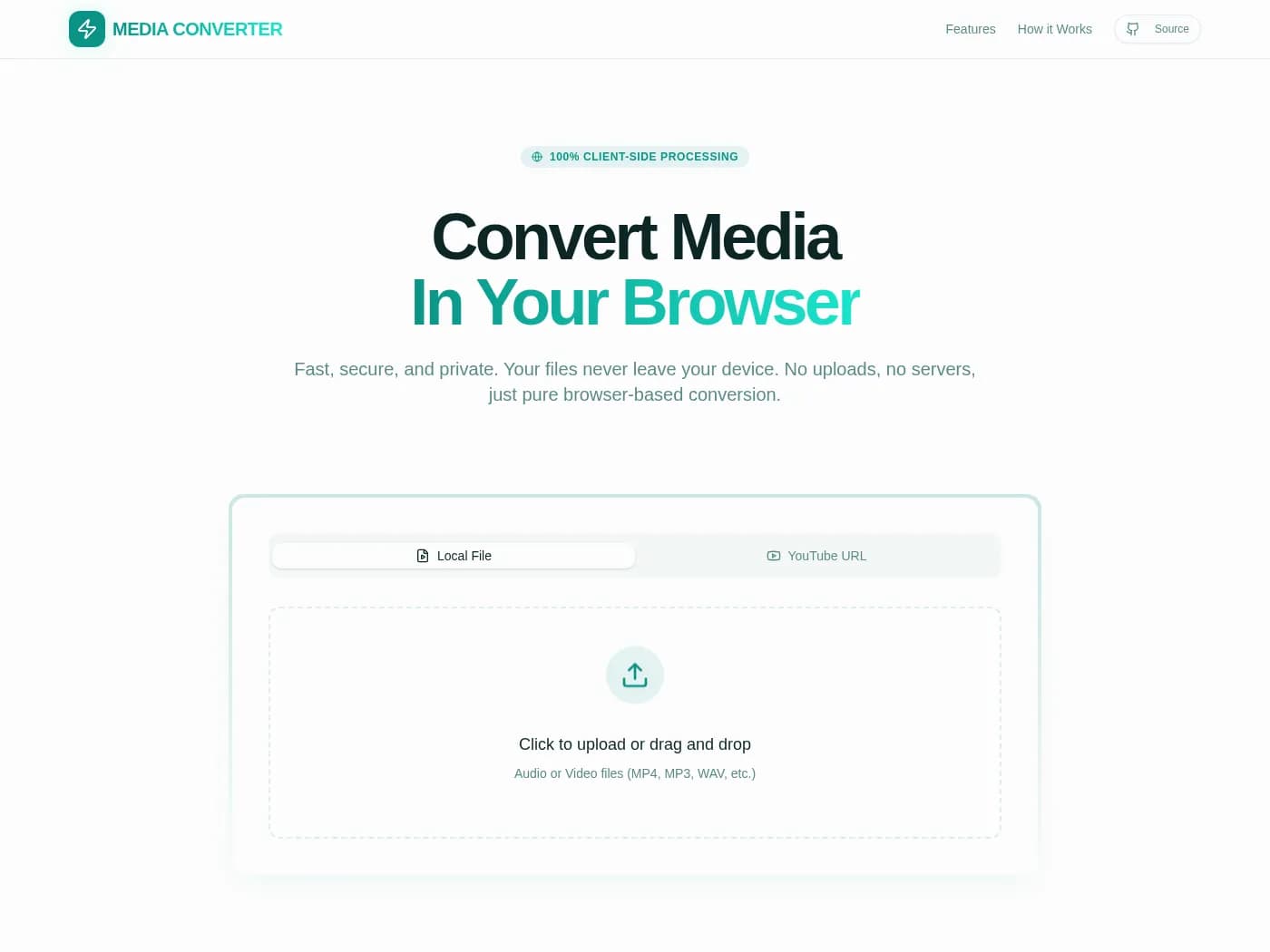 Browser Media Converter