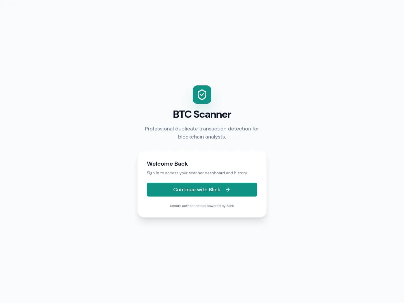 BTC Duplicate Scanner