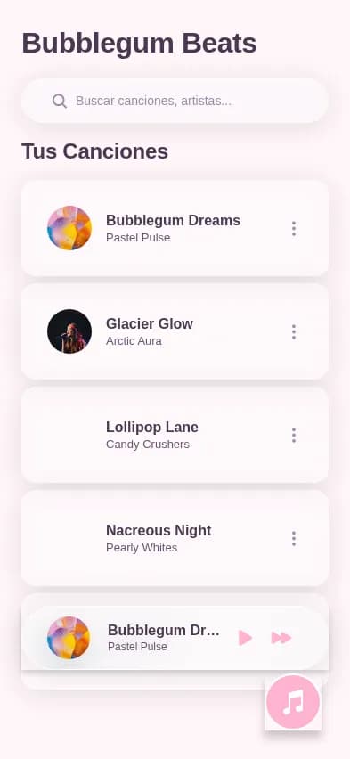 Bubblegum Beats Player