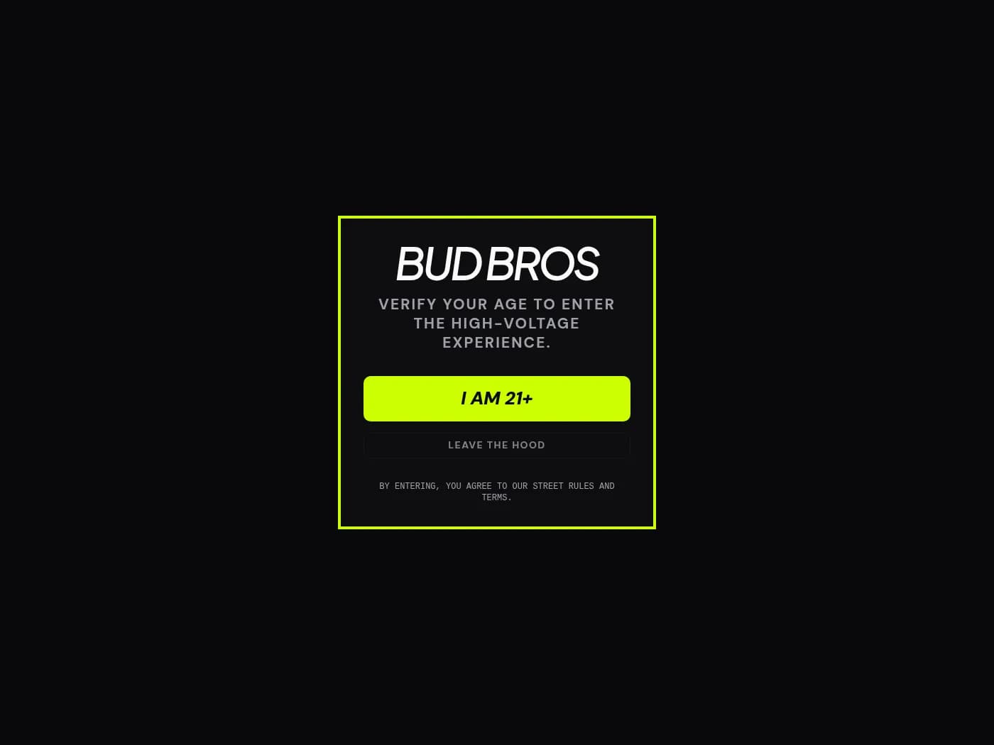 Bud Bros Co. Website