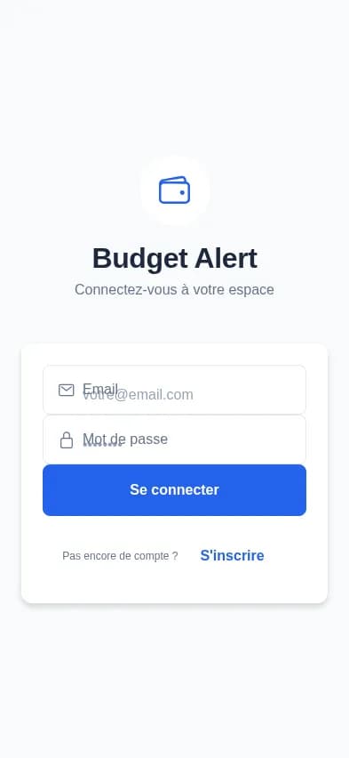 Budget Alert App