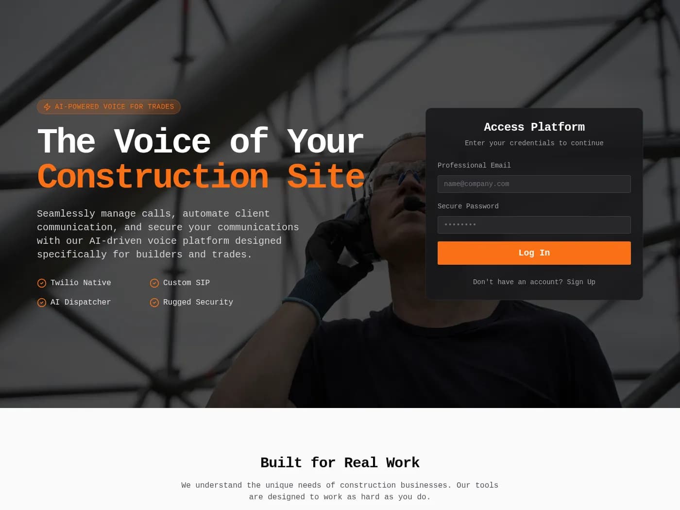 Builder Voice AI Platform