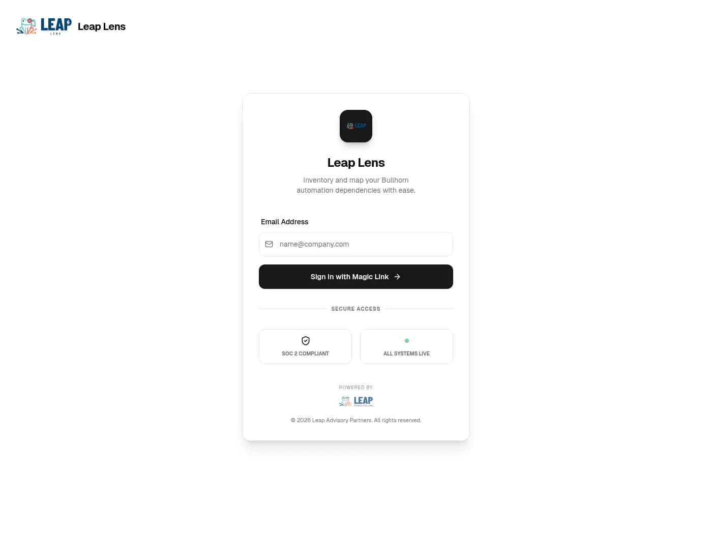 Leap Lens