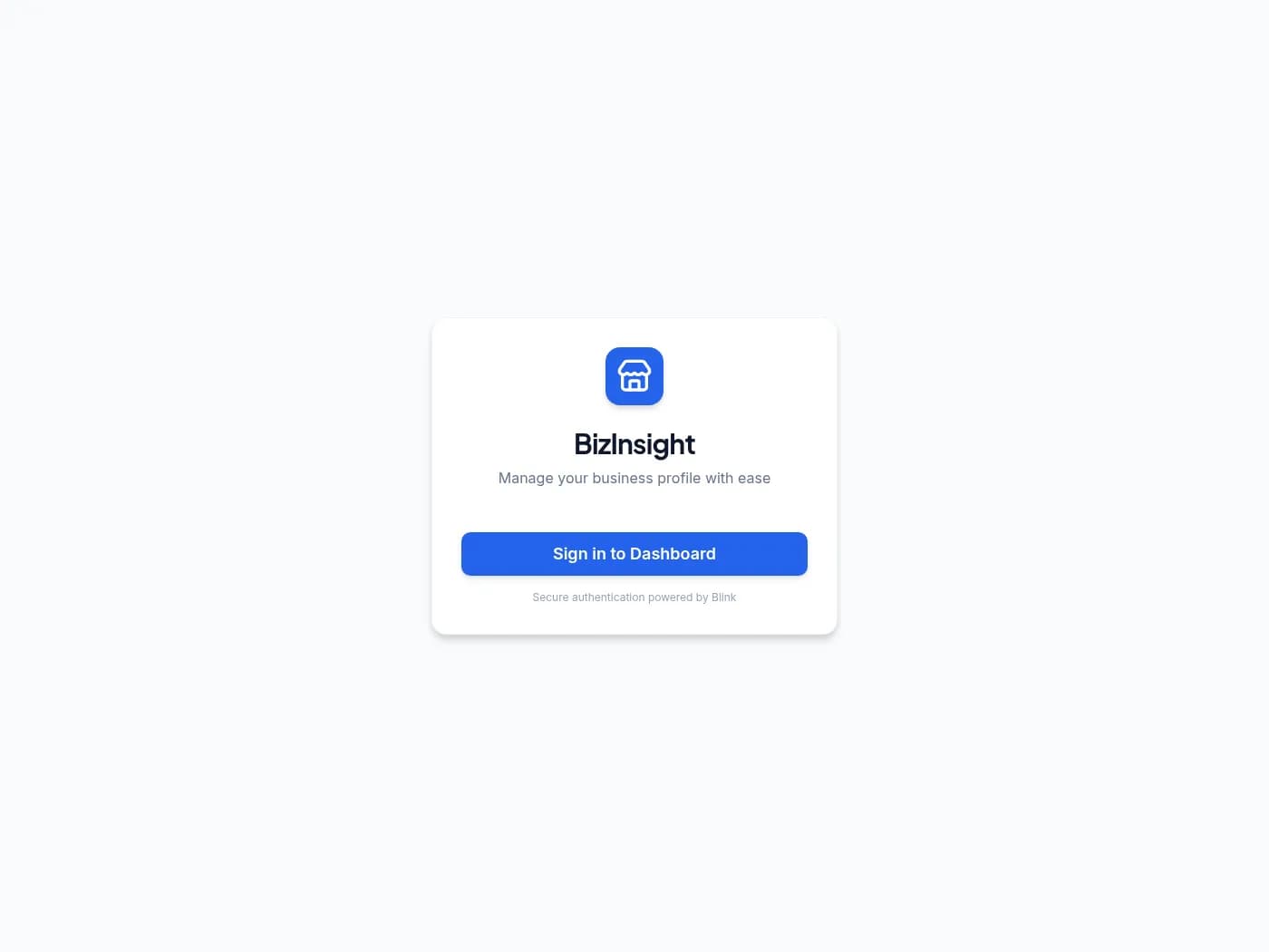 Business Profile Dashboard