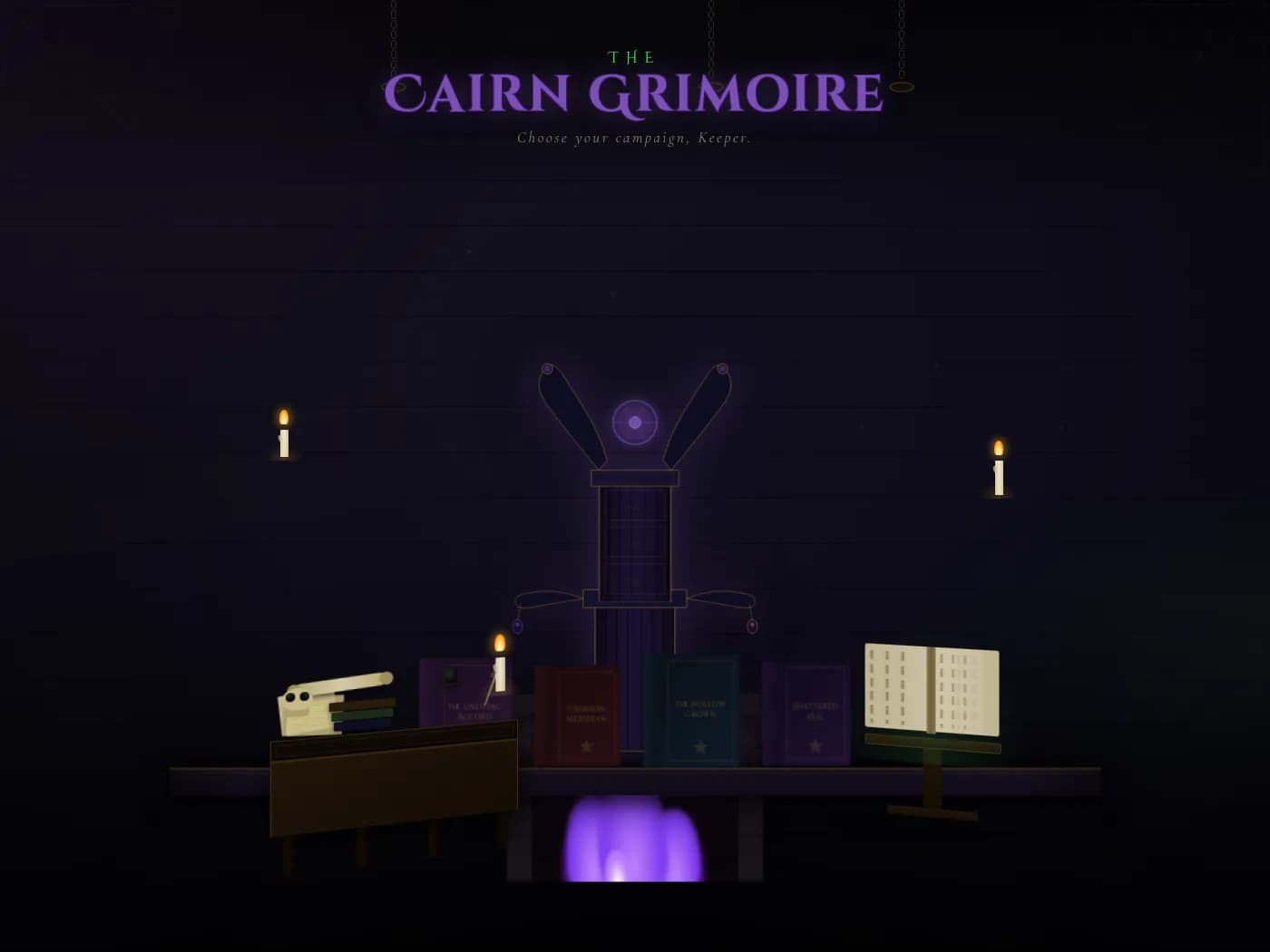Cairn Grimoire Campaign Select