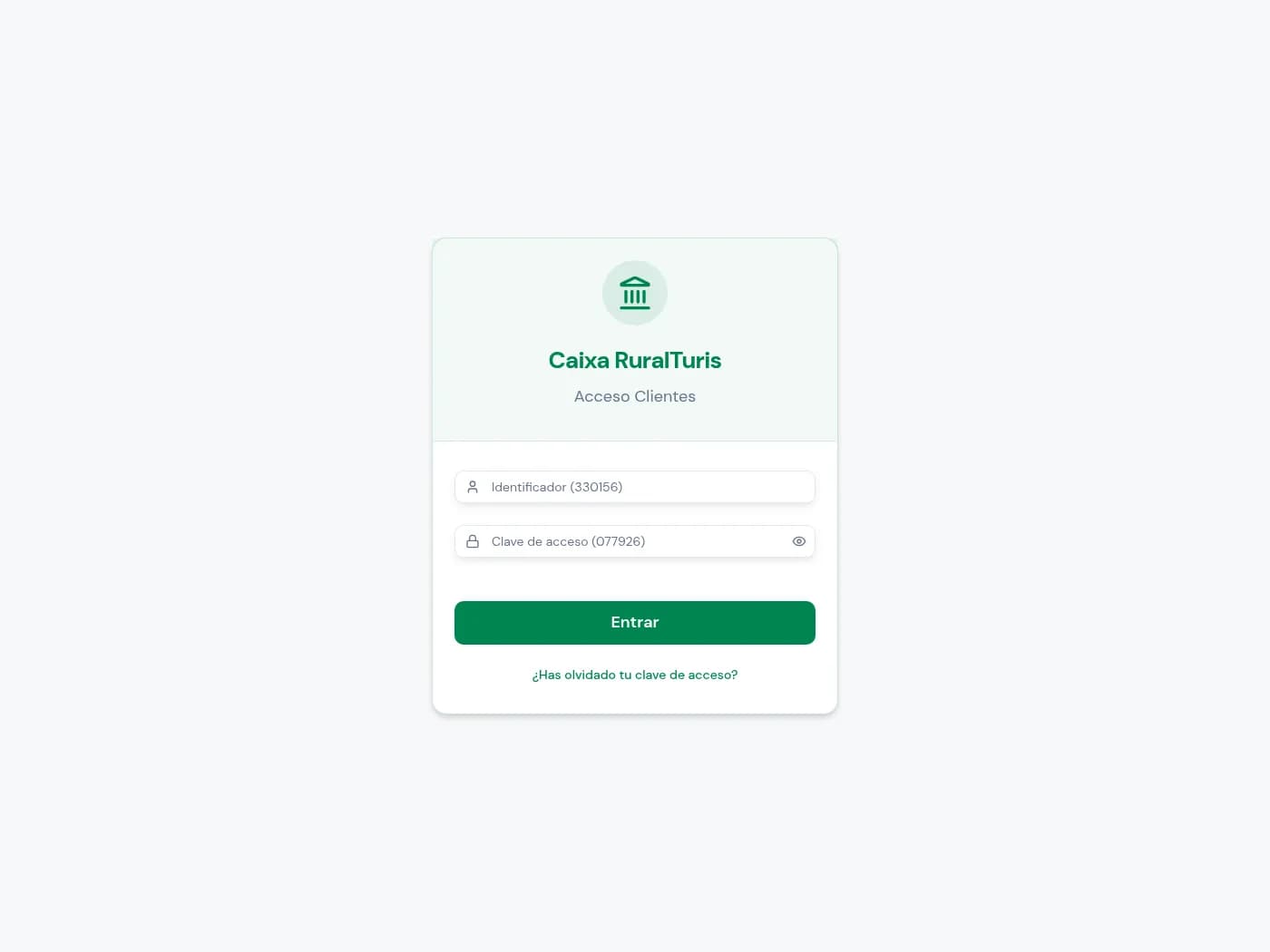 Caixa RuralTuris Portal