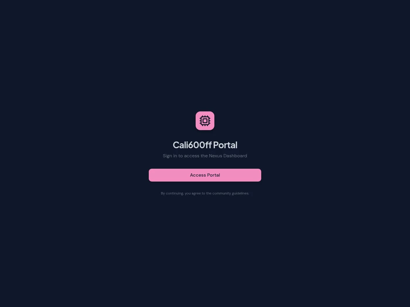 Cali600ff Portal