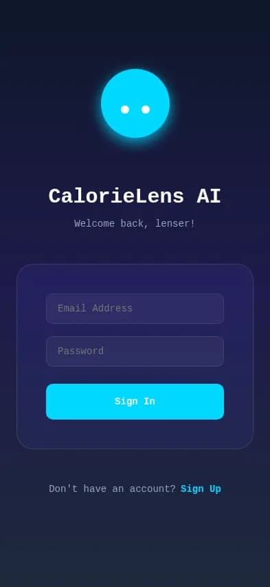 CalorieLens AI Showcase