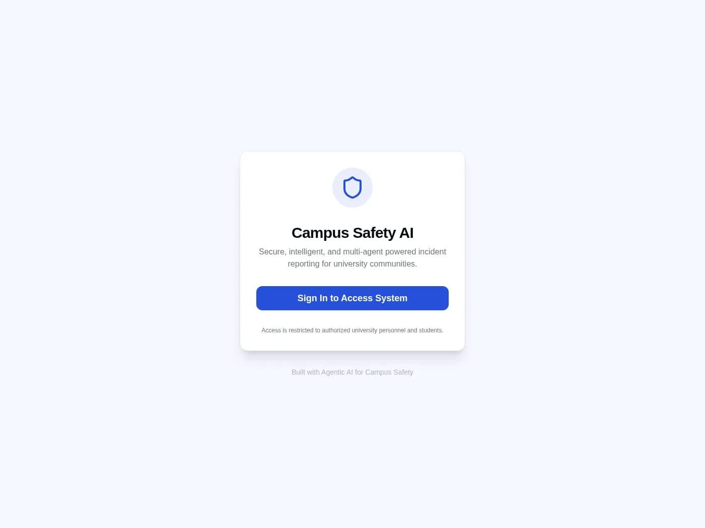 Campus Safety AI Agents