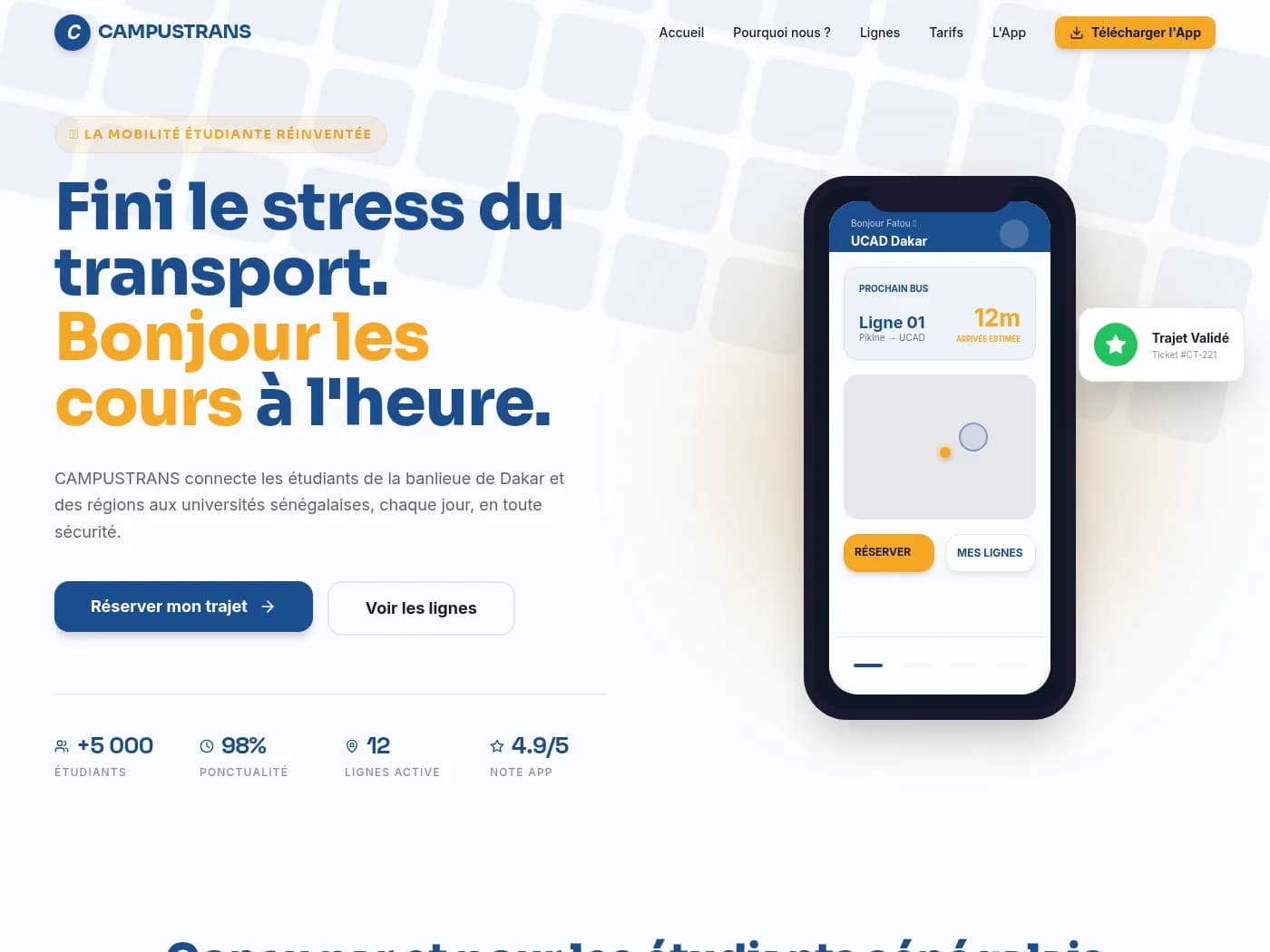 CampusTrans Sénégal Mobility