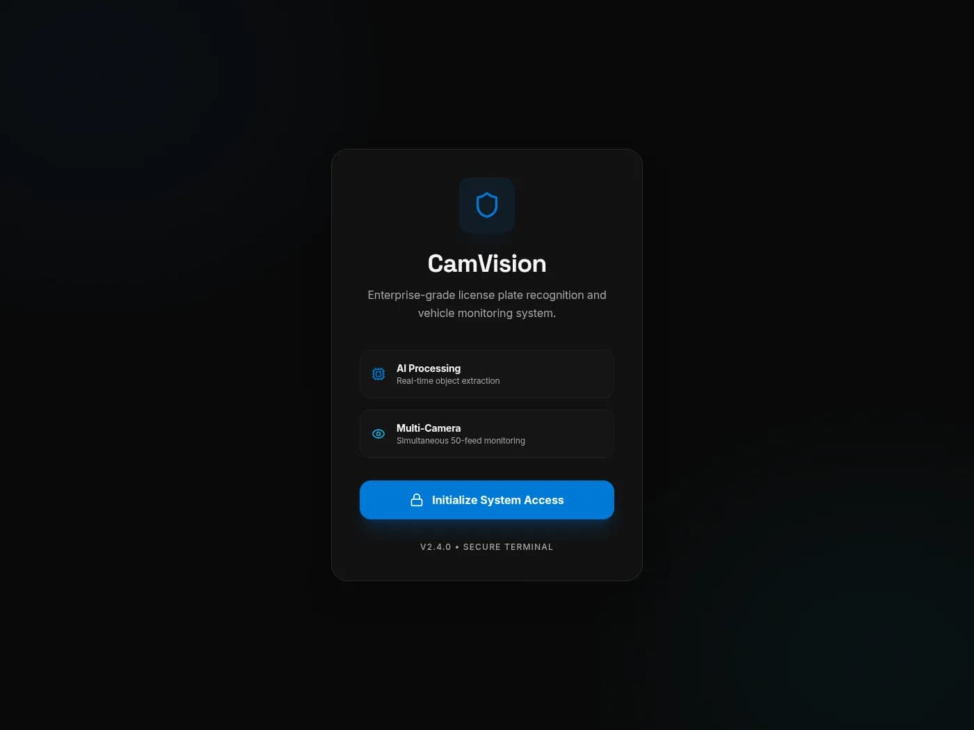 CamVision Plate Detector