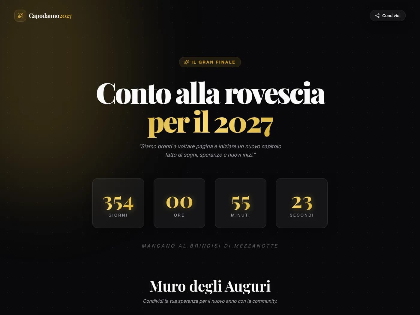 Capodanno Countdown App
