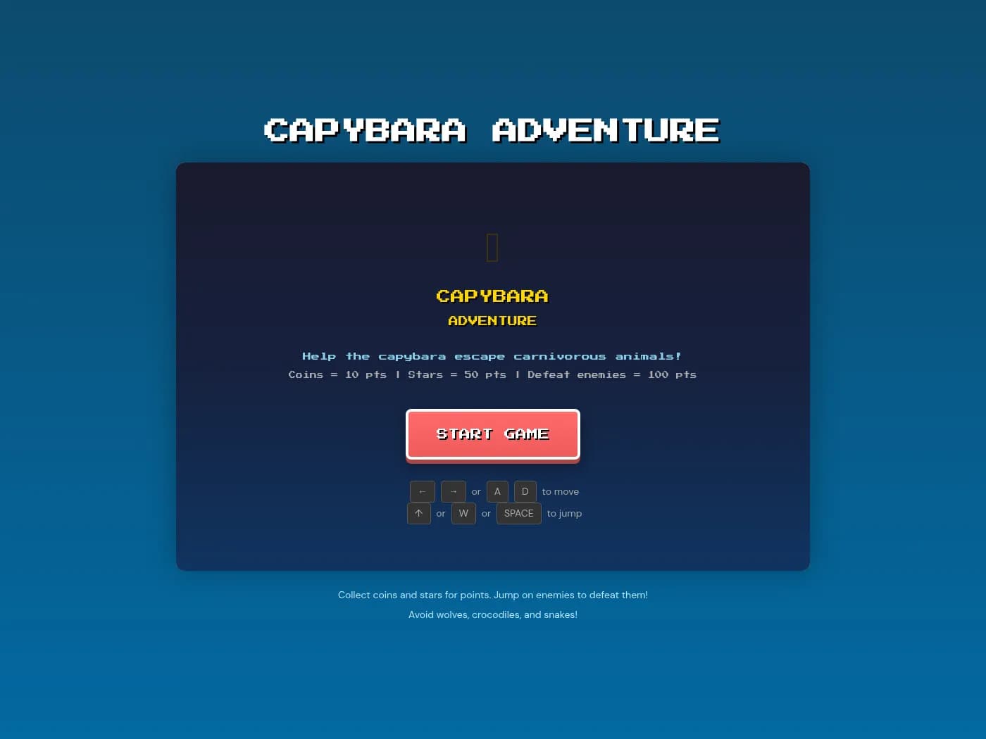 Capybara Adventure