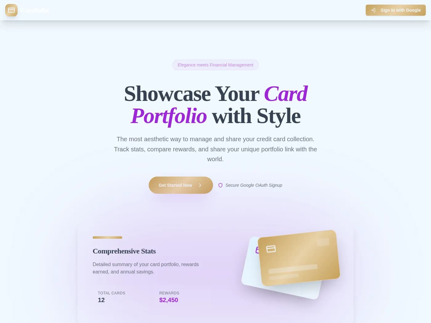 Cardfolio