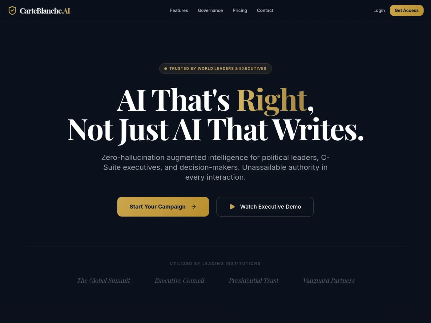 CarteBlanche.AI Premium Theme