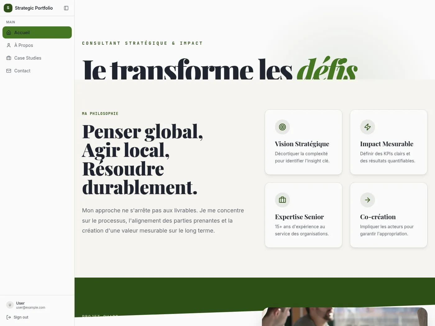 Strategic Case Study Portfolio