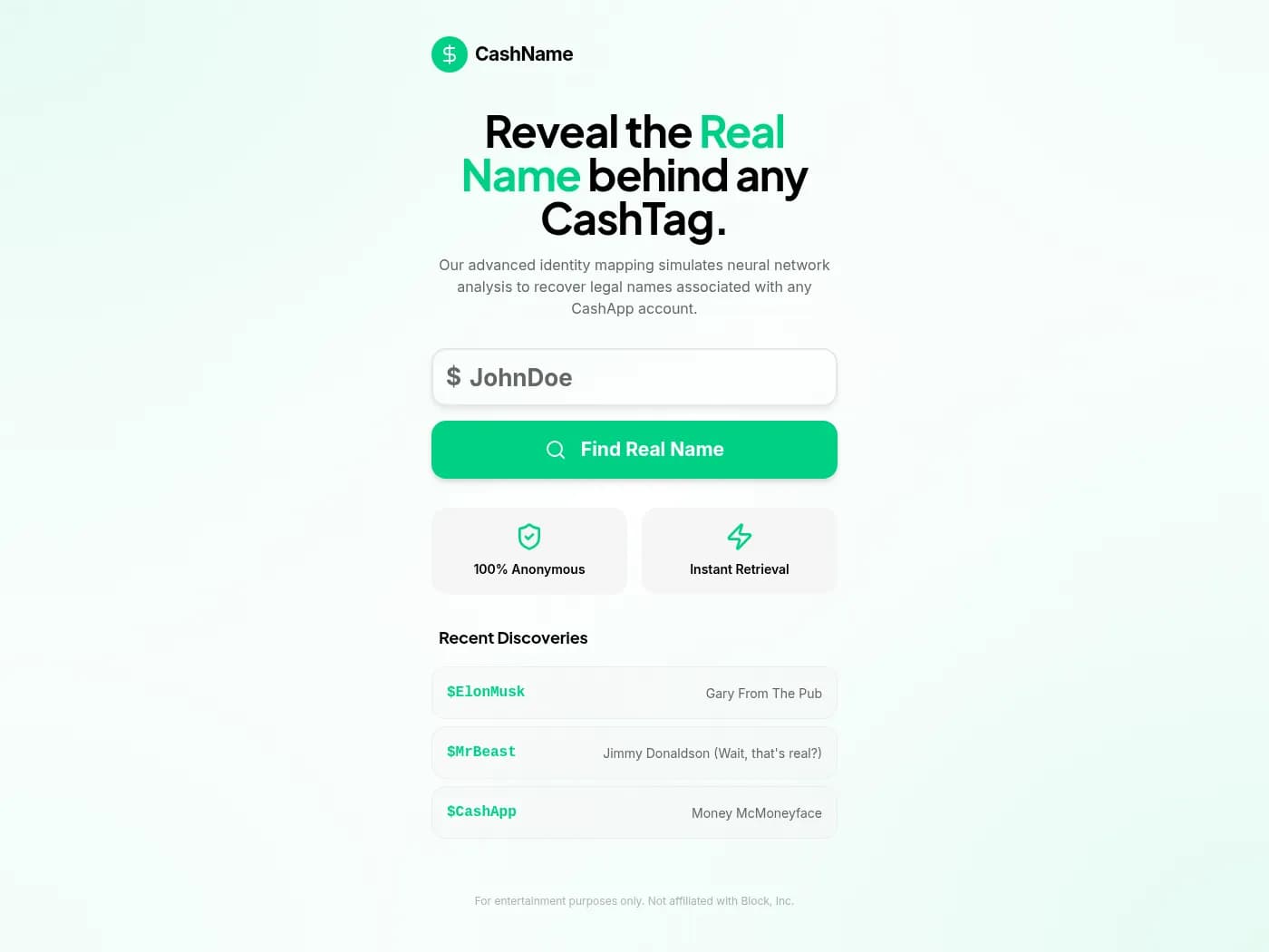 CashName Prank App
