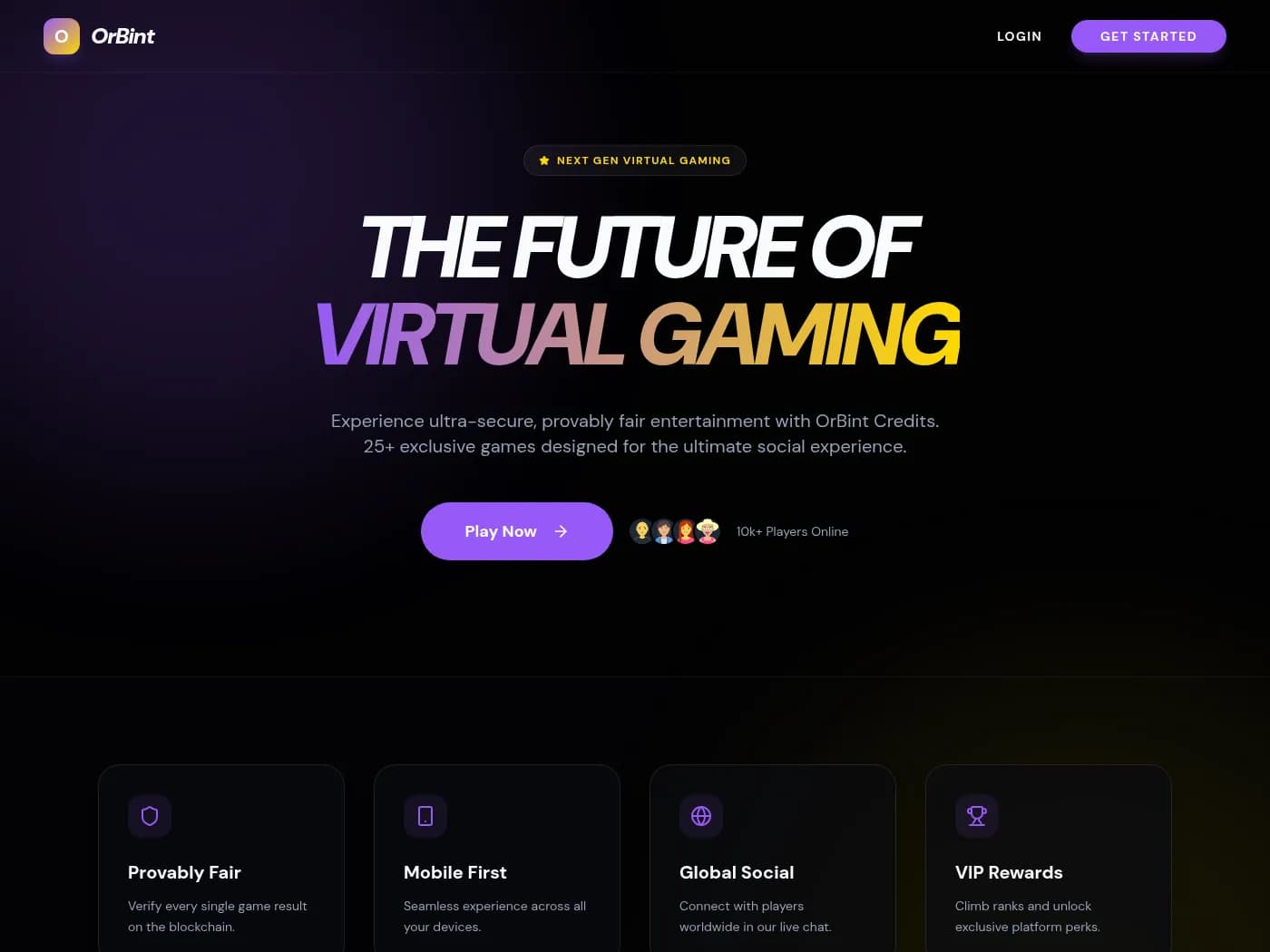 Casino OrBint Platform