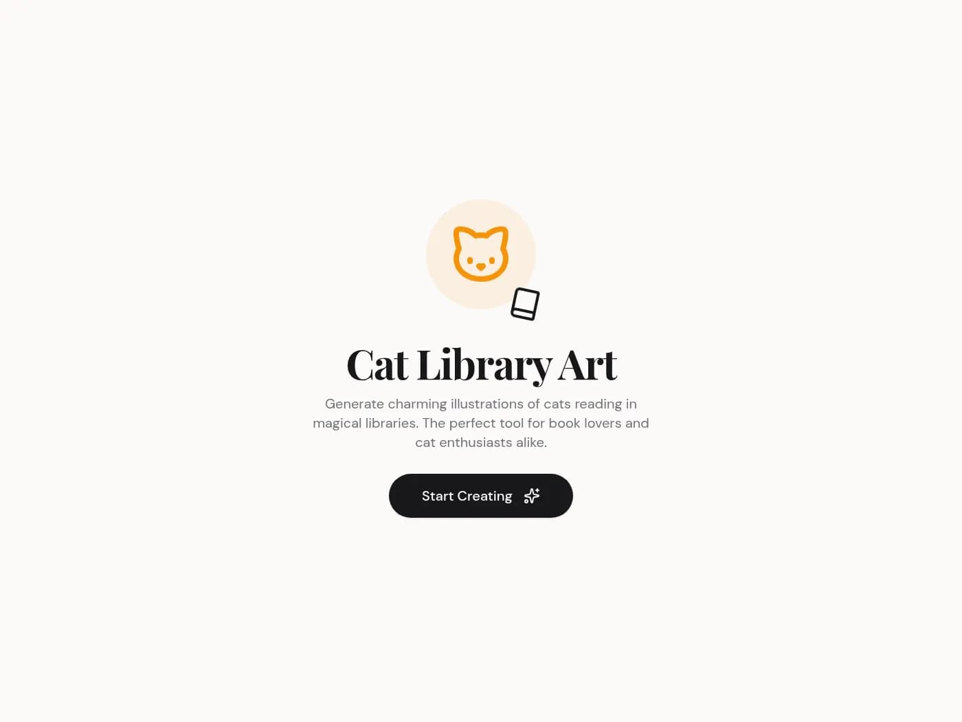 Cat Library Art