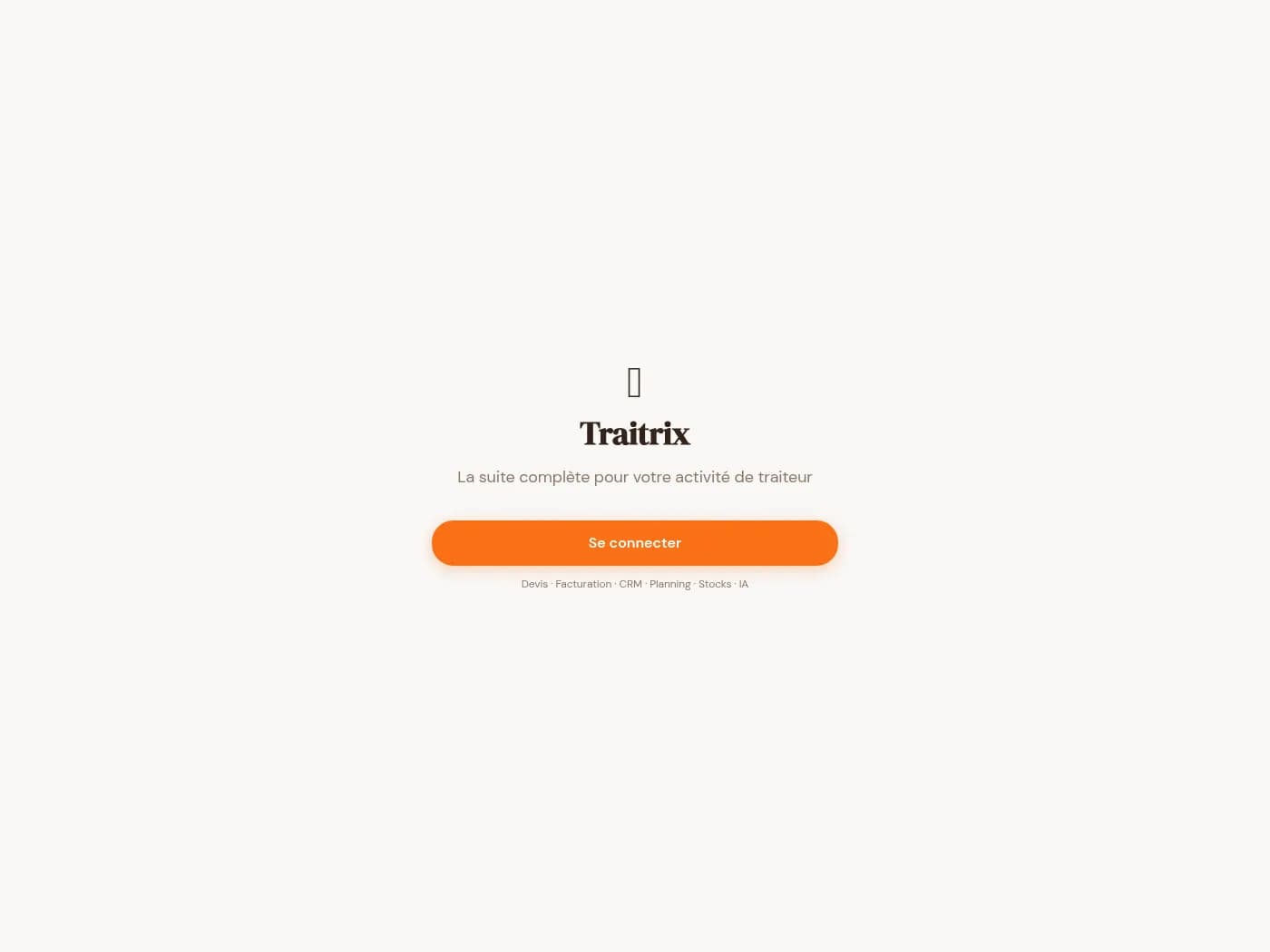 Traitrix Catering Suite