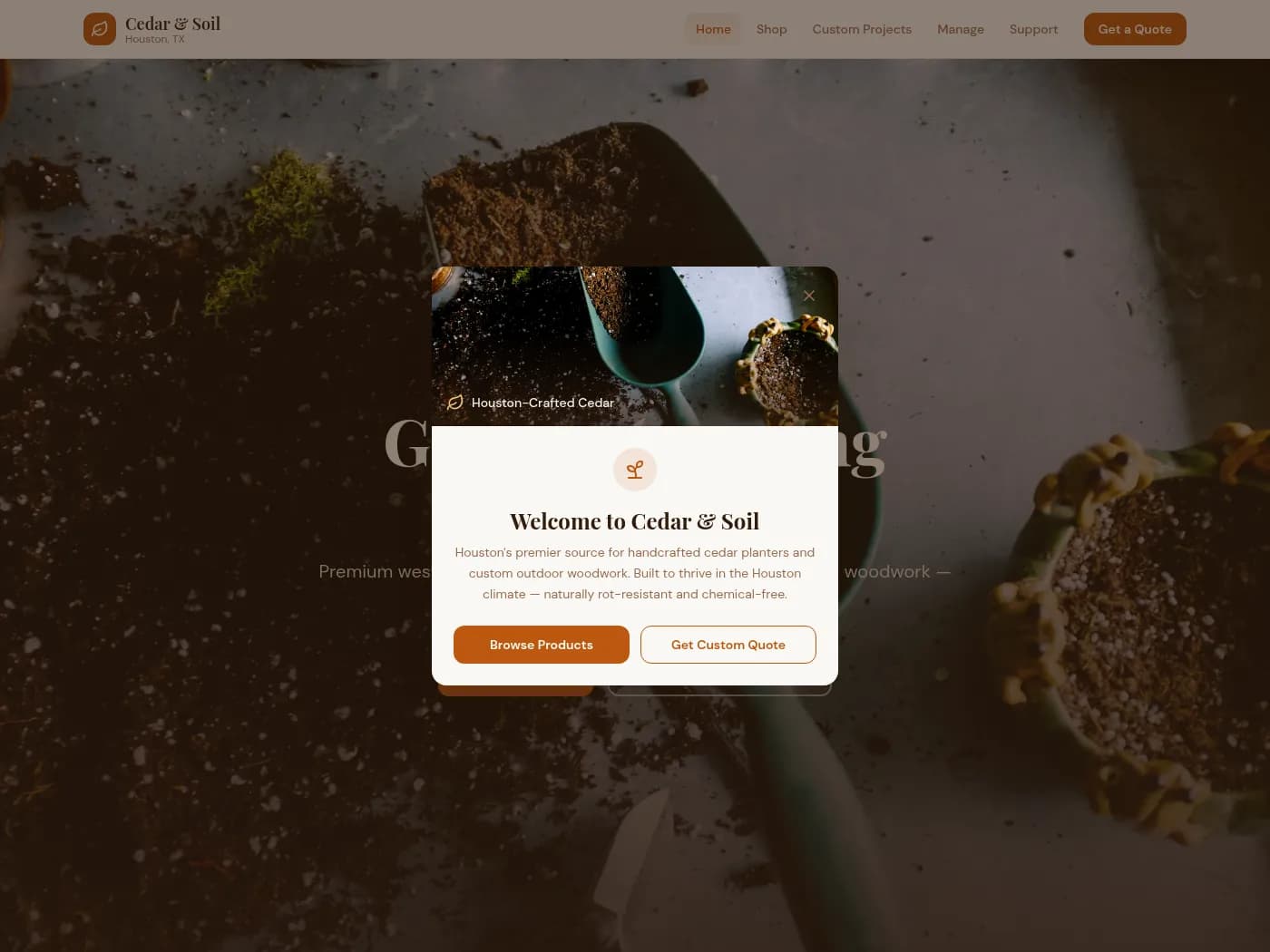 Houston Cedar & Soil Shop