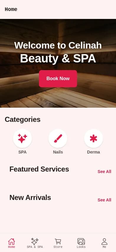 Celinah Beauty & SPA App