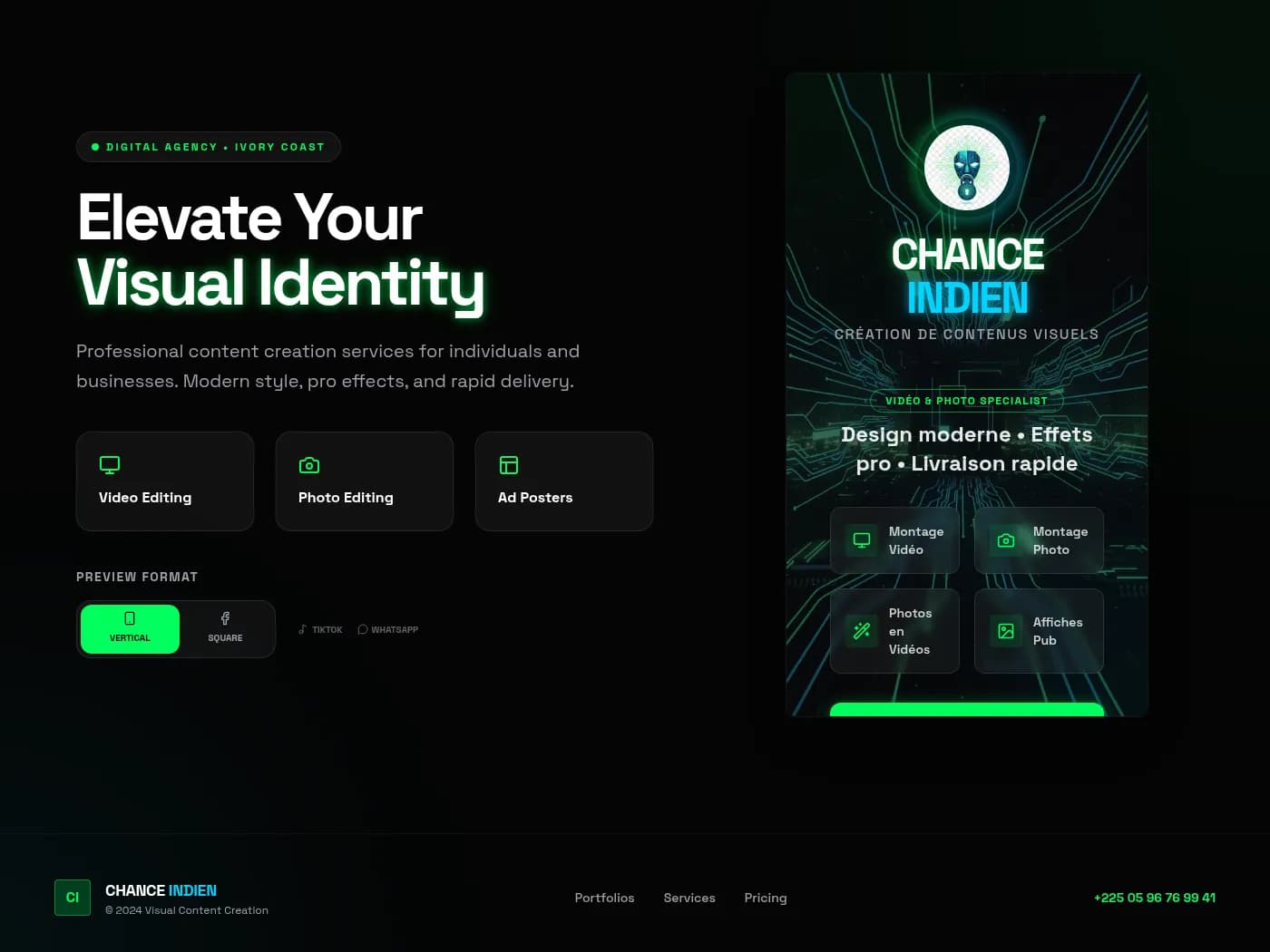 Chance Indien Service Poster