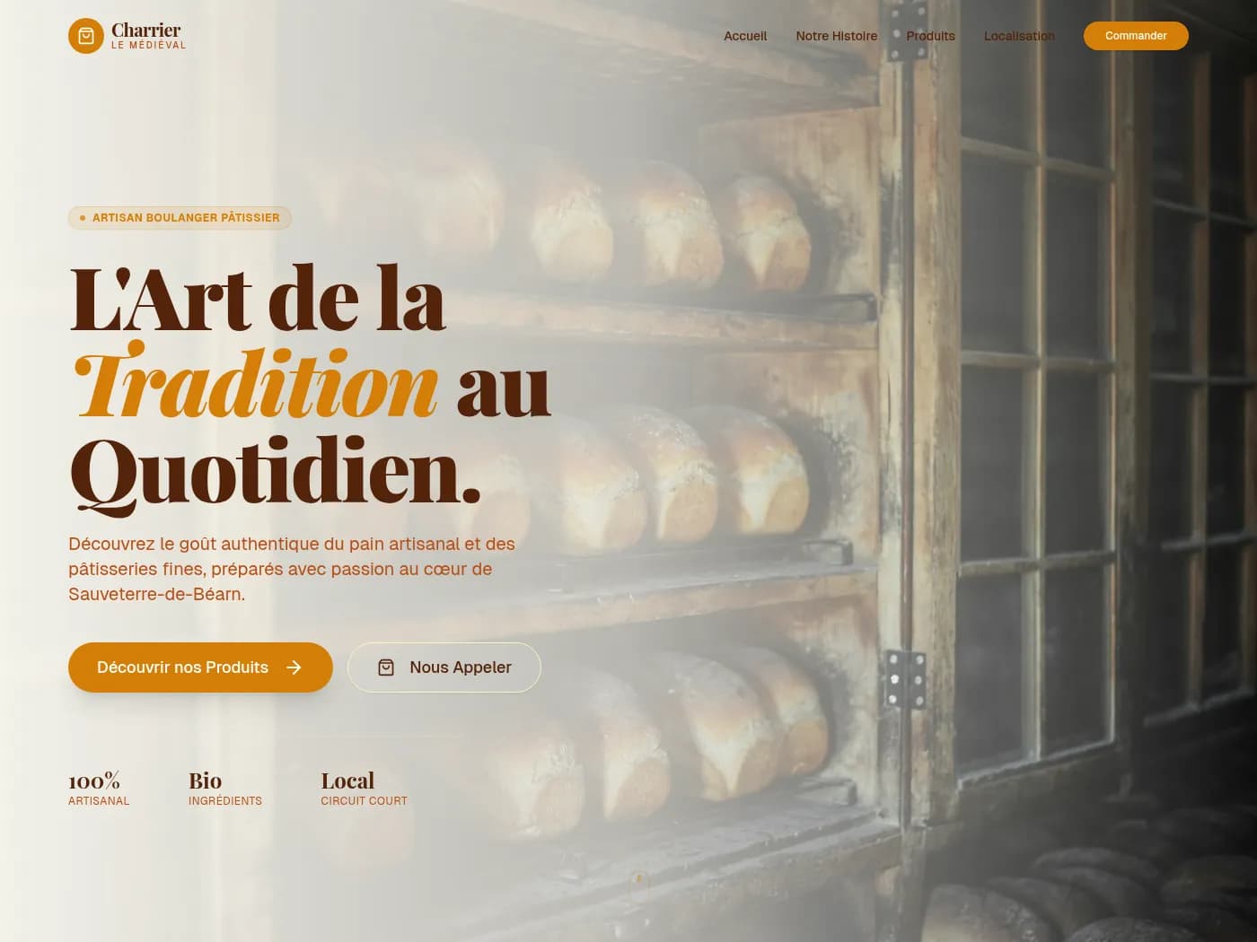 Charrier Boulangerie Showcase