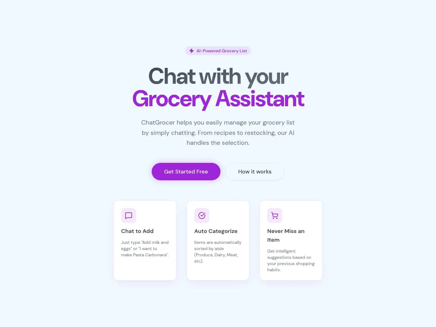 ChatGrocer