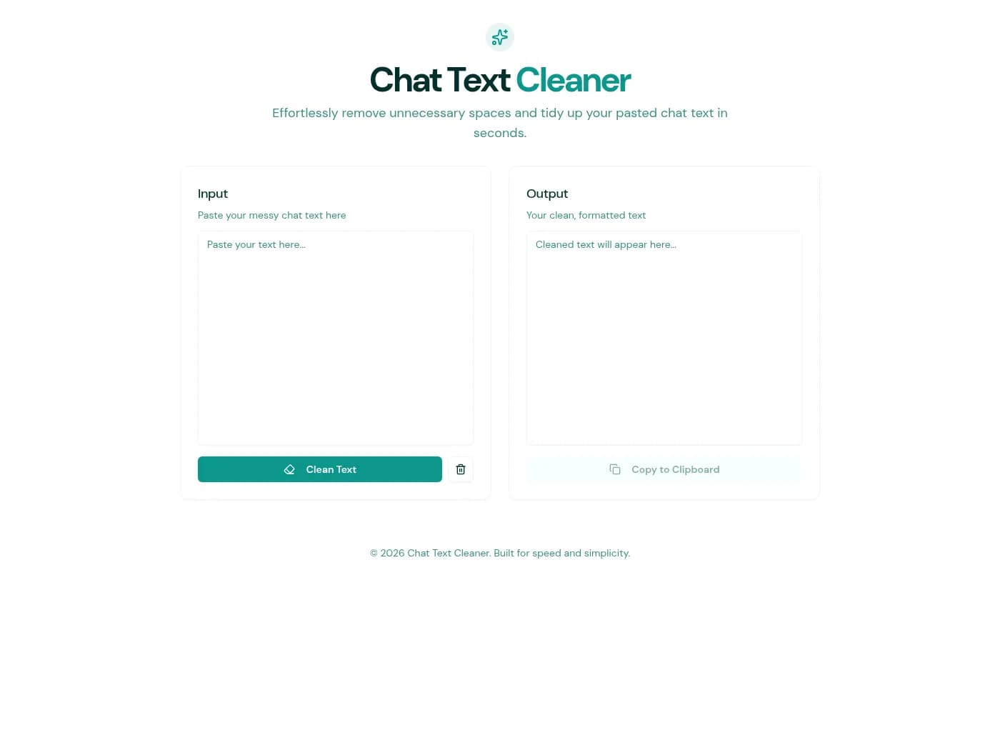 Chat Text Cleaner