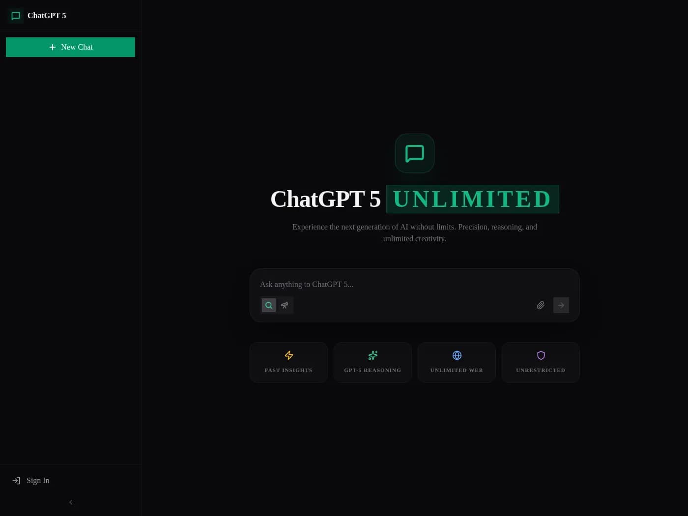 ChatGPT 5 Unlimited