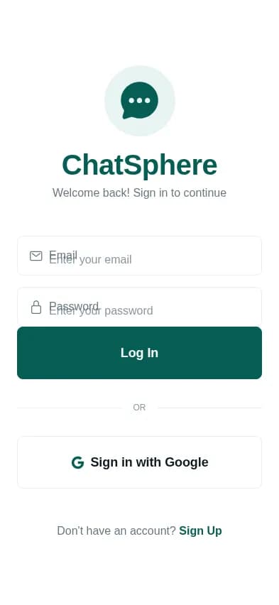 ChatSphere Messenger