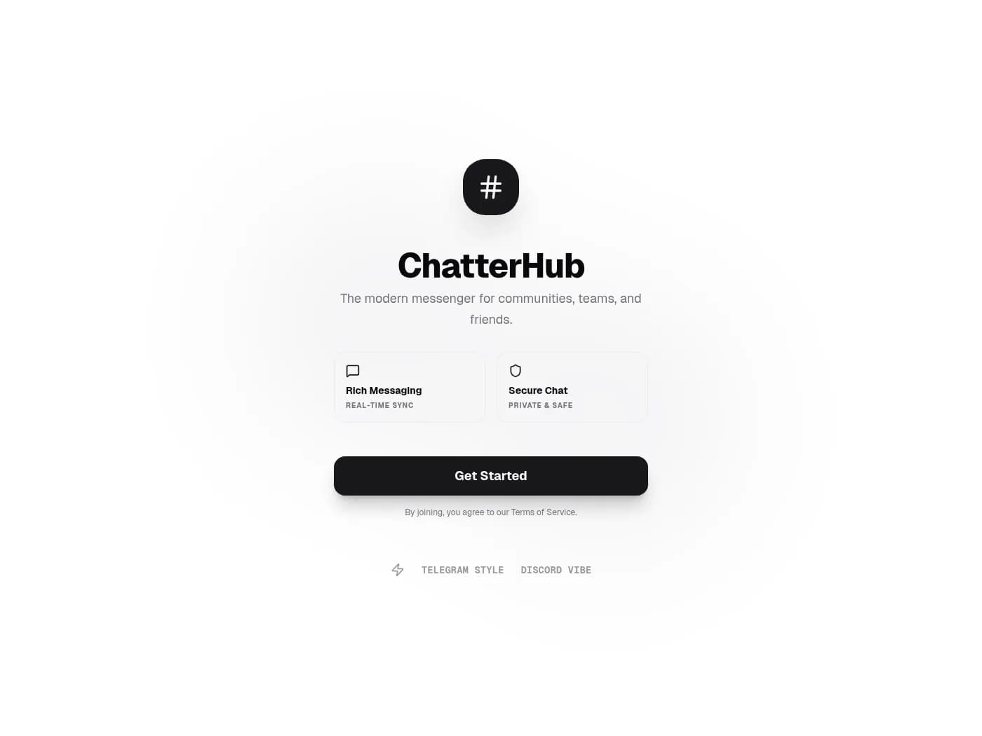 ChatterHub Messenger