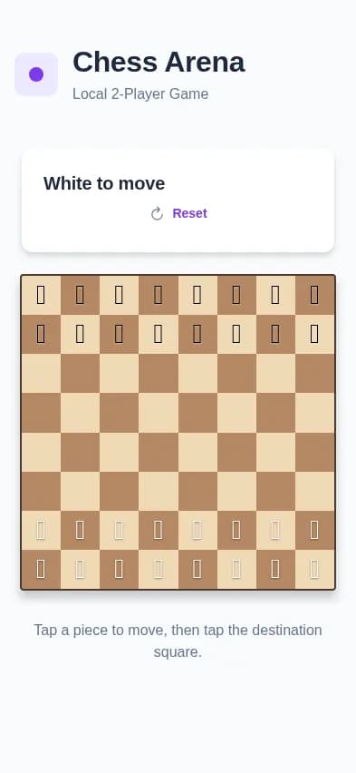 Chess Game Arena