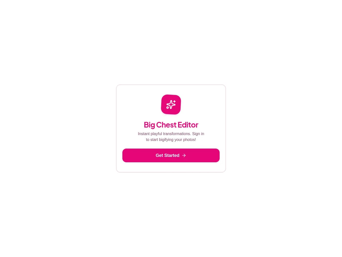 Big Chest Photo Editor