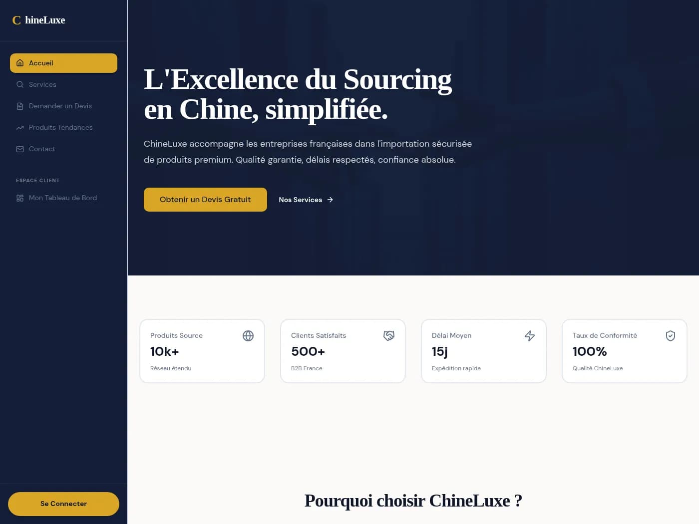 ChineLuxe B2B Platform