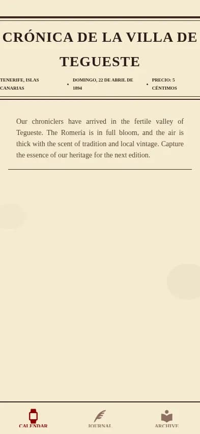 19th Century Chronicler