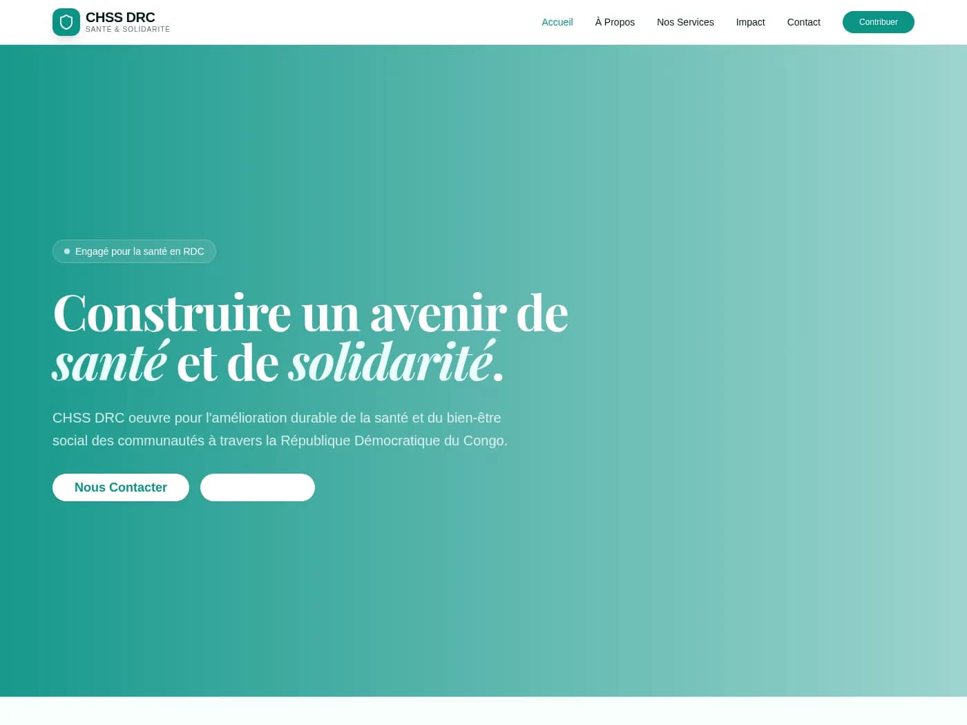 CHSS DRC Web Portal