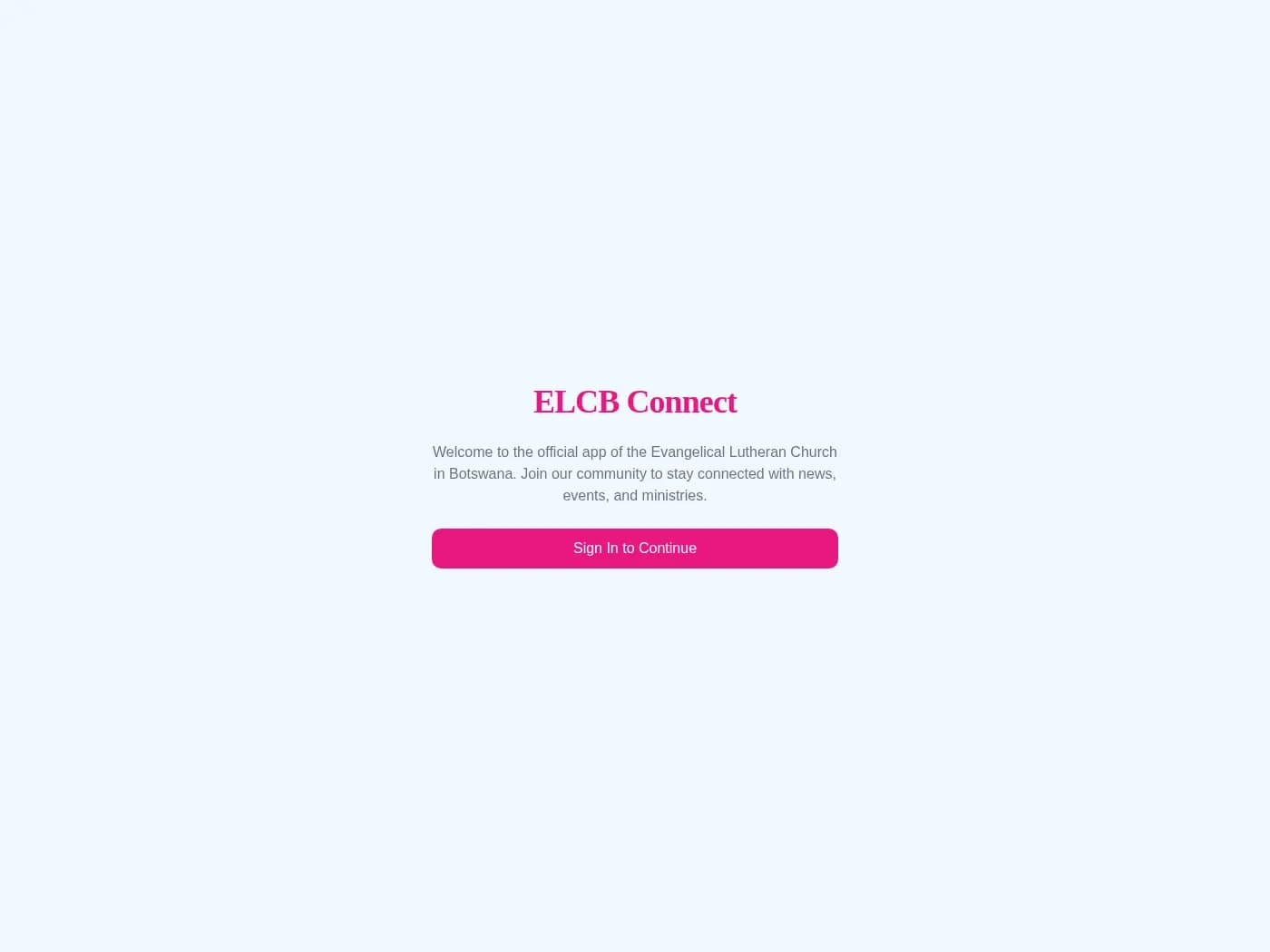 ChurchHub App