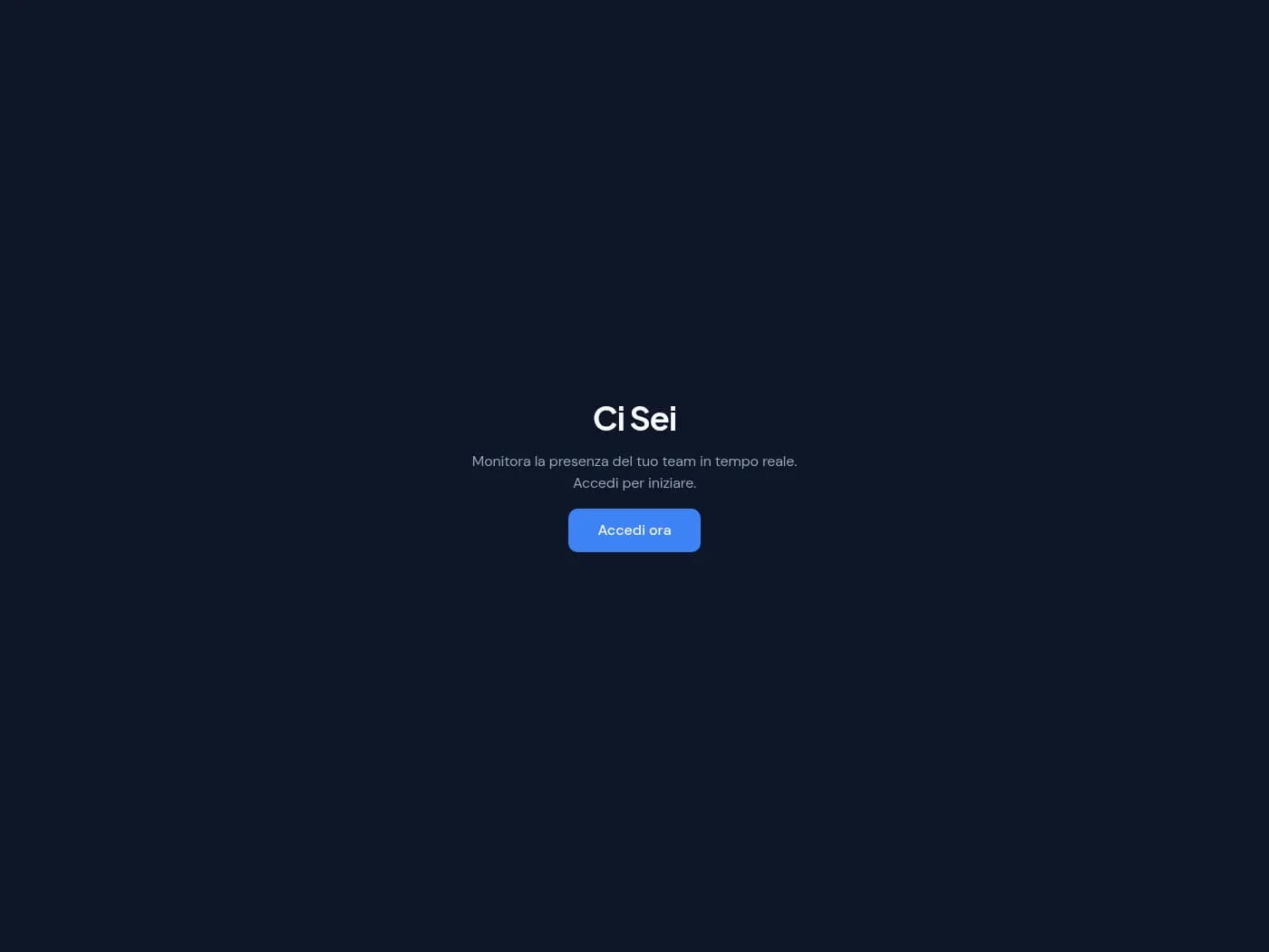 Ci Sei Presence App