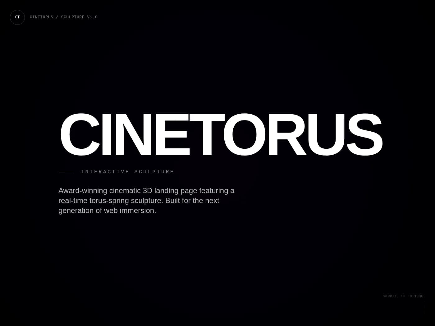 CineTorus Landing Page