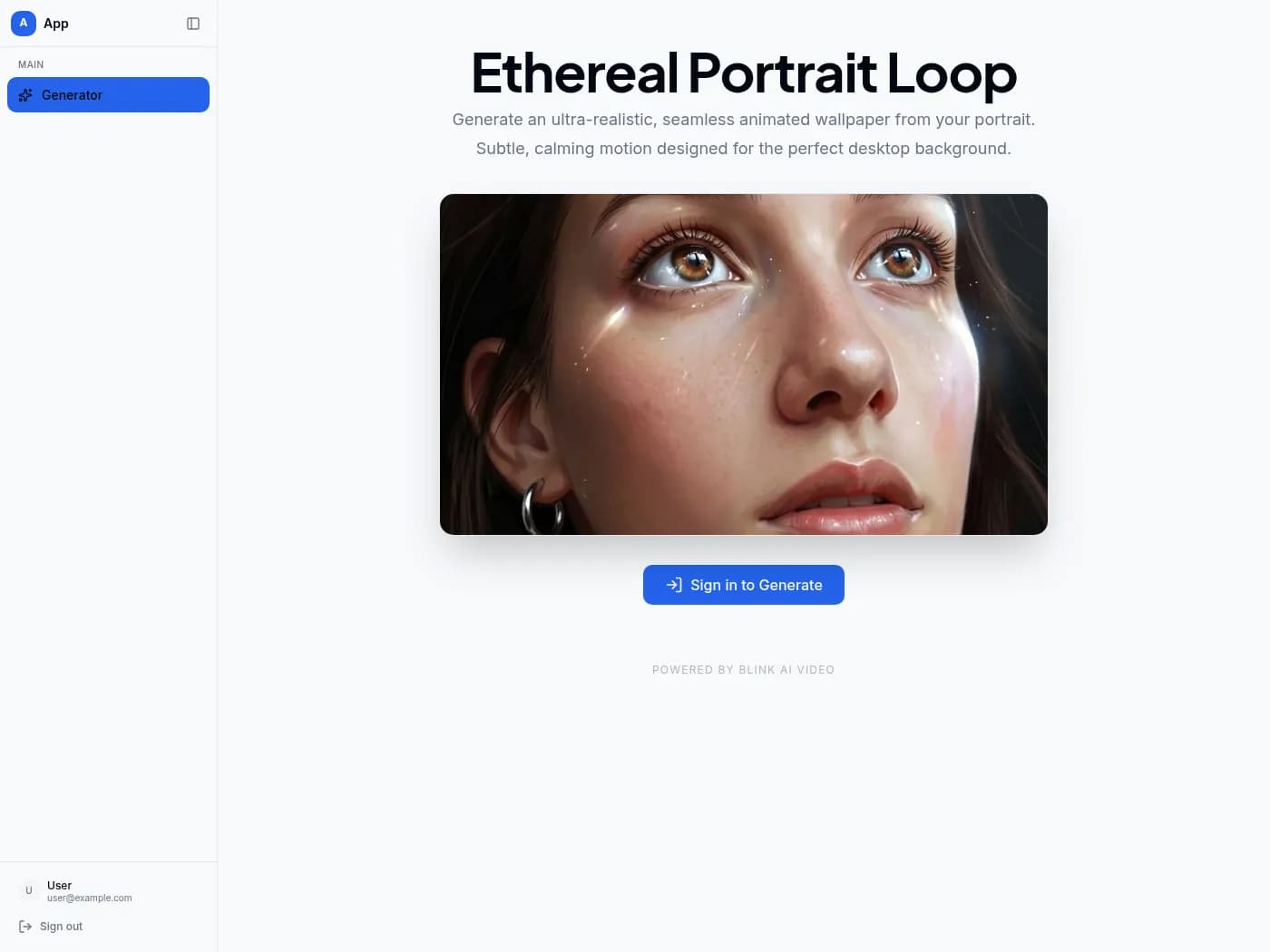 Ethereal Portrait Loop