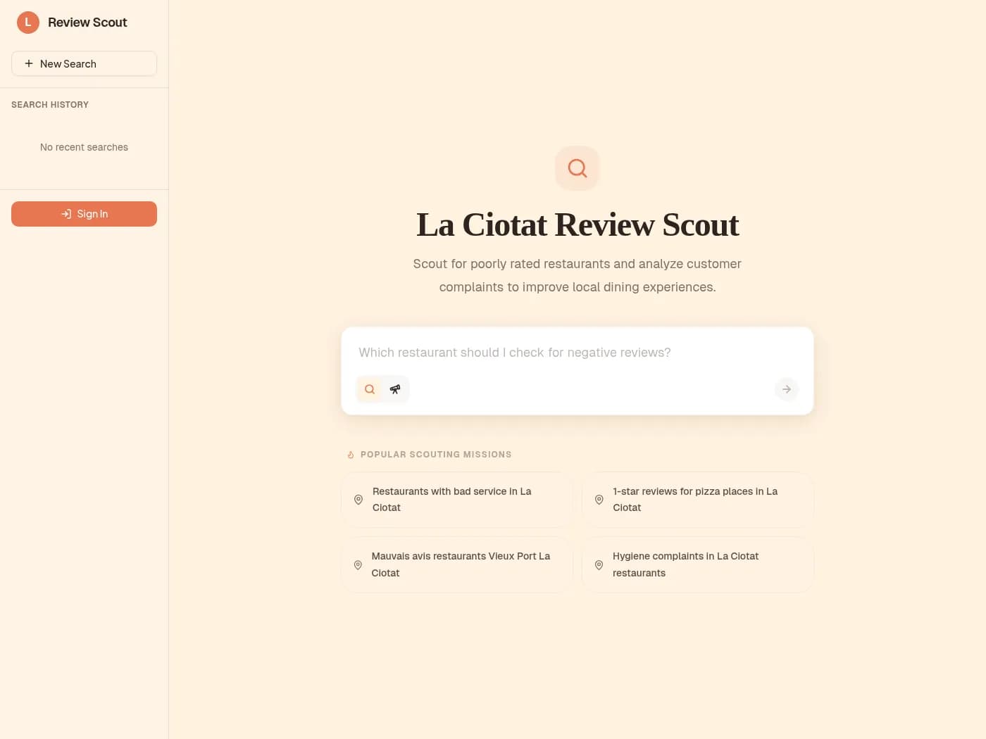 La Ciotat Review Scout